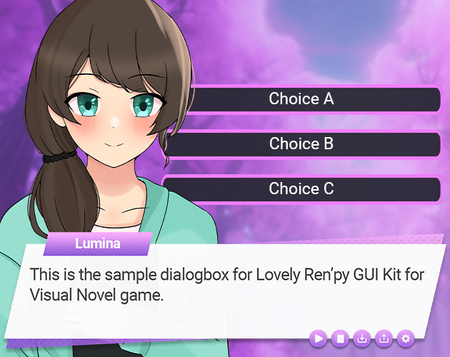 Lovely Renpy Gui Kit By Bourbonz
