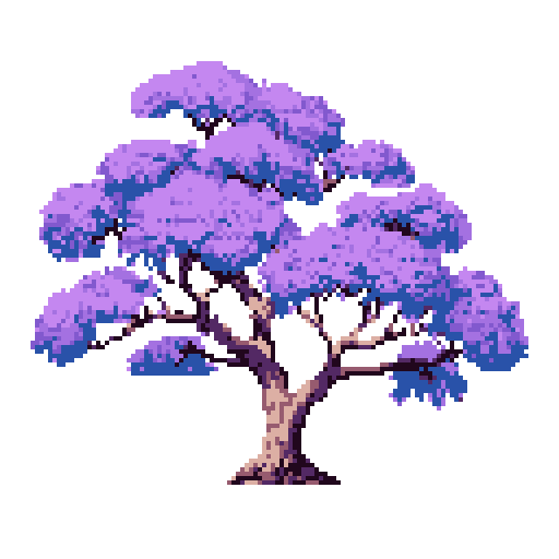 10 Free pixel art trees by Babanagi