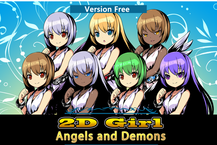 2D Custom Girl Engel&Devil by DANGOYA