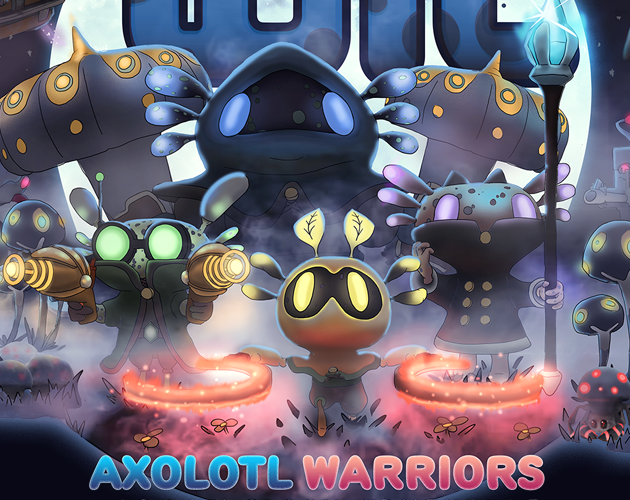 LOTL - Axolotl Warriors by Cactus Brain Games, luisgvecchio, prplFACE