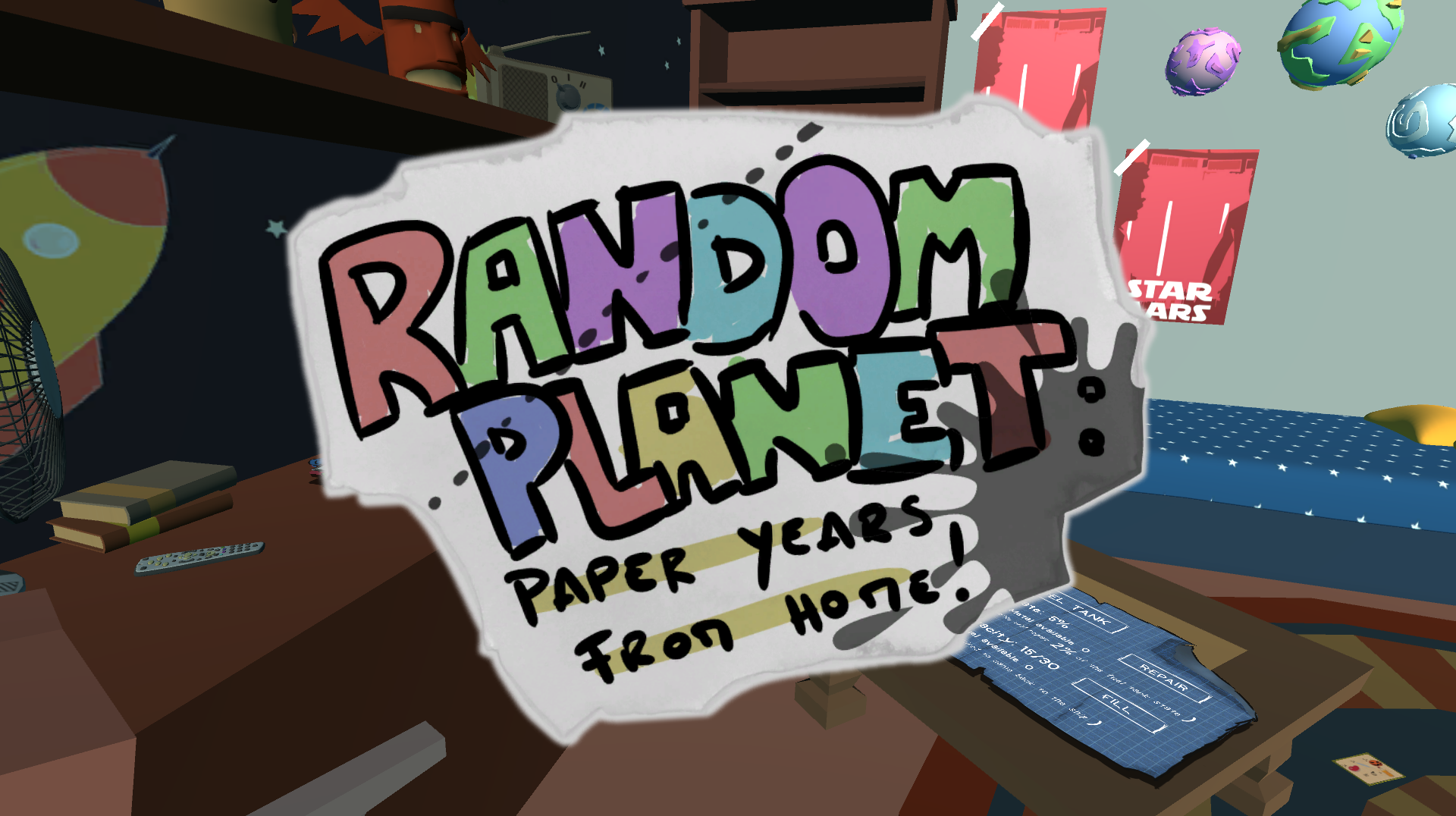 Random Planet: Paper Years from Home. by FerDDN