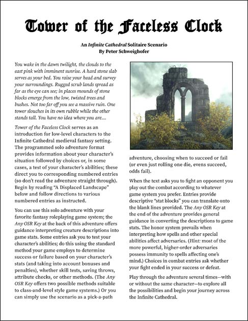 Tower of the Faceless Clock by Peter Schweighofer