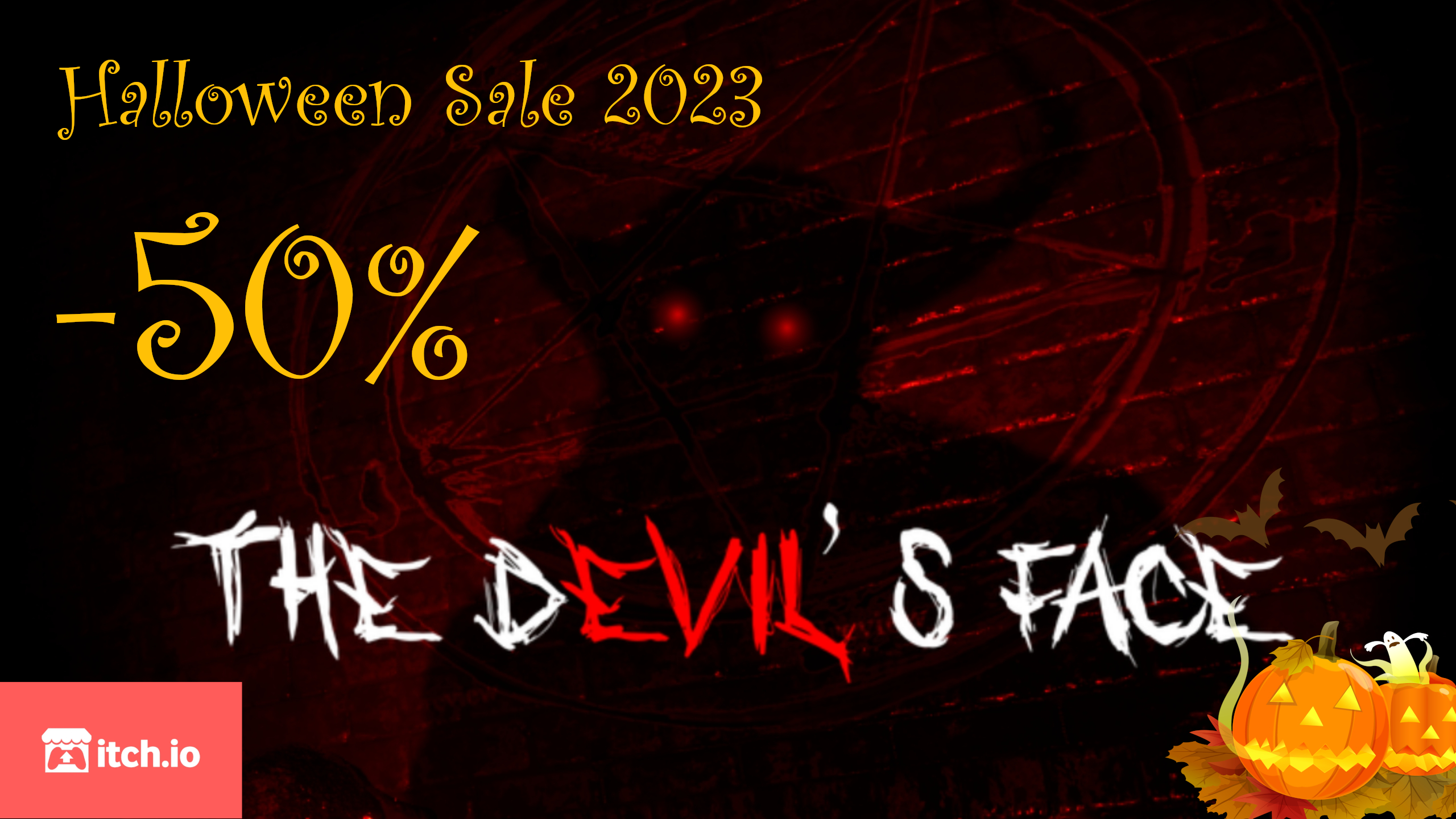 The Devil's Face | itch.io Halloween Sale 2023 by Tzavis Studio - itch.io