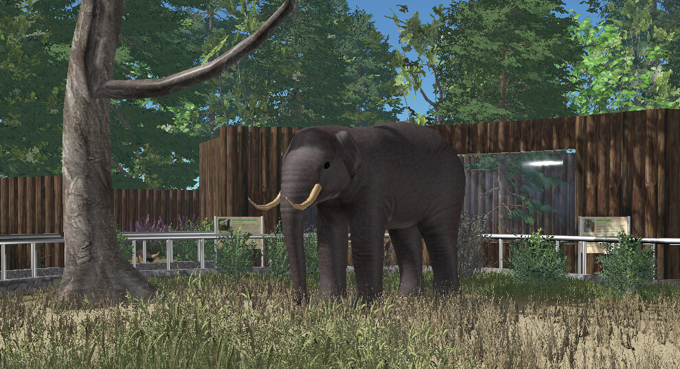 Interactive walk around virtual zoo by Shuubi