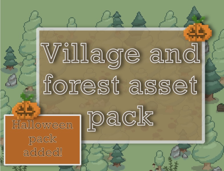 Village asset pack by Kate Siling