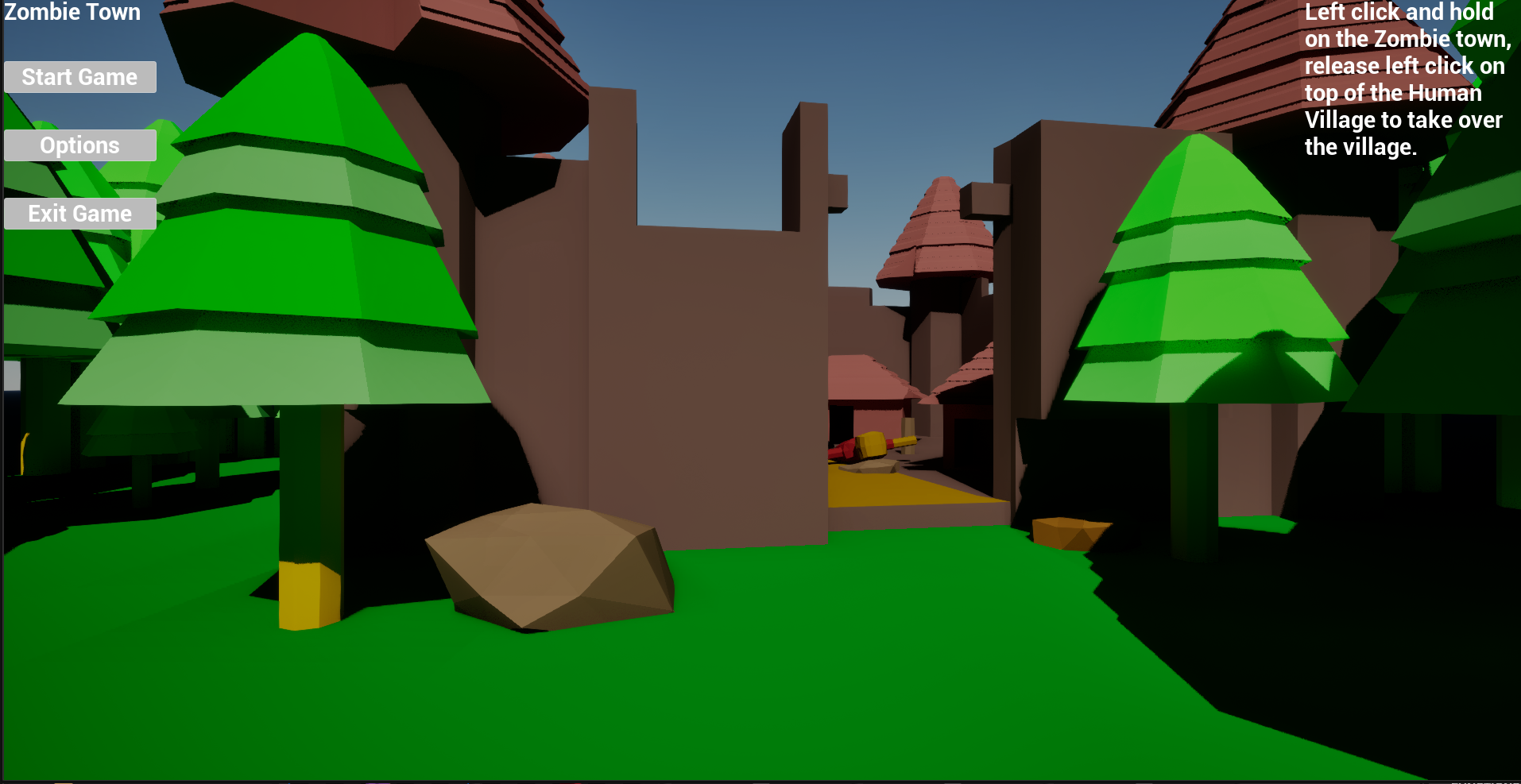 Zombie Town by GentalGiants for Ryan Laley Games Fall Jam 2023 - itch.io