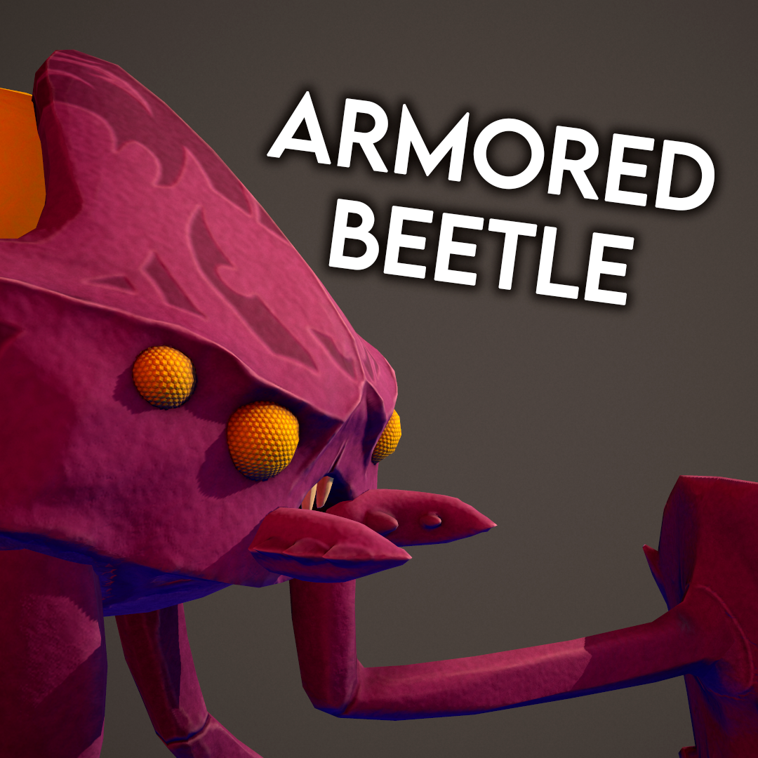 Armored Beetle | 3D Animated Creature by Asgart