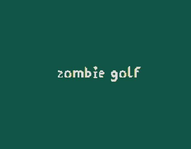 zombie golf by THE B345T
