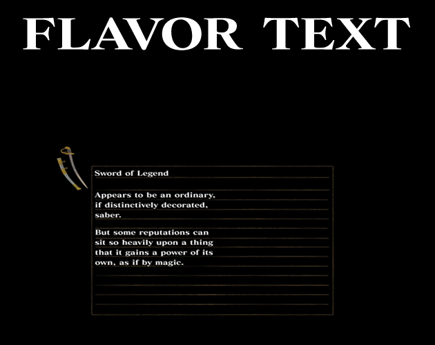 Flavor Text by only1marek
