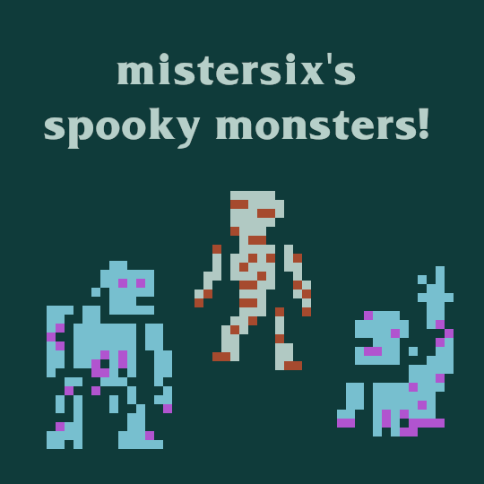 Mistersix's Spooky Monsters by mistersix420