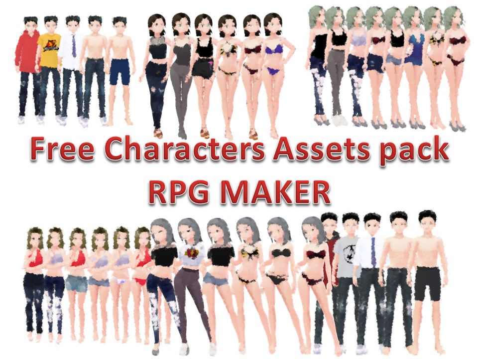 Free Characters Assets pack by acgames89