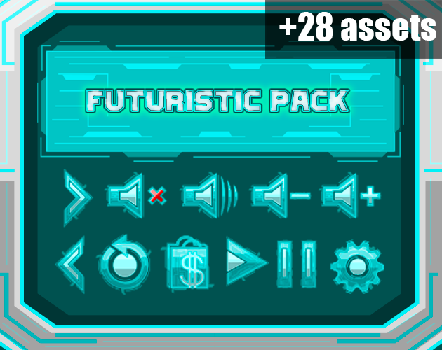 Futuristic Asset Pack by Econtrados Games