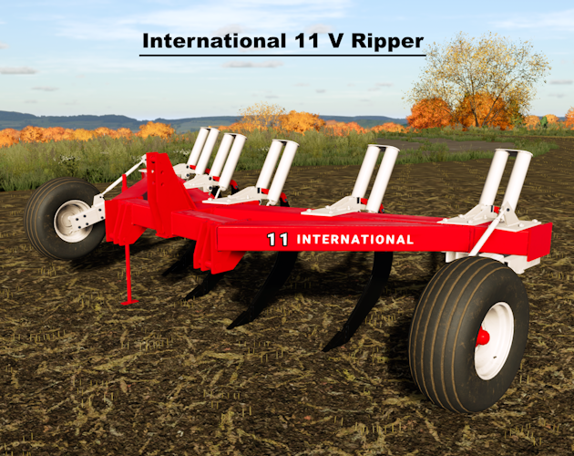 International 11 V Shank Ripper by JCLsFarmEquipment