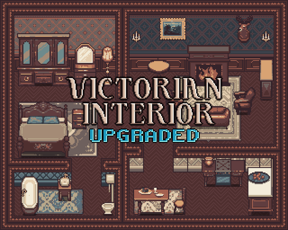 Victorian Interior Asset Pack - UPGRADED by nadia.pixel