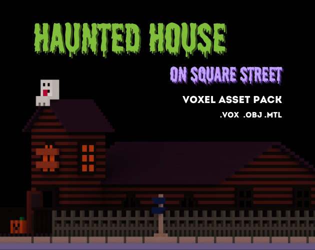 Haunted House on Square Street - Asset Pack by oepatsim