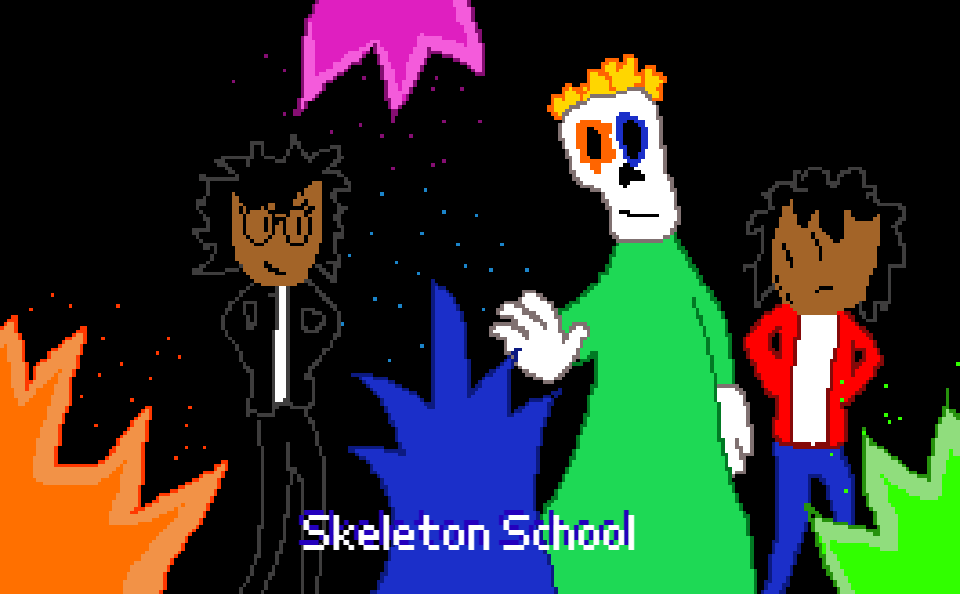 Skeleton School by Justus Larson