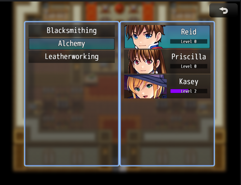 RPG Maker MZ Plugin: MultiCrafting by WinterDream Games Creator