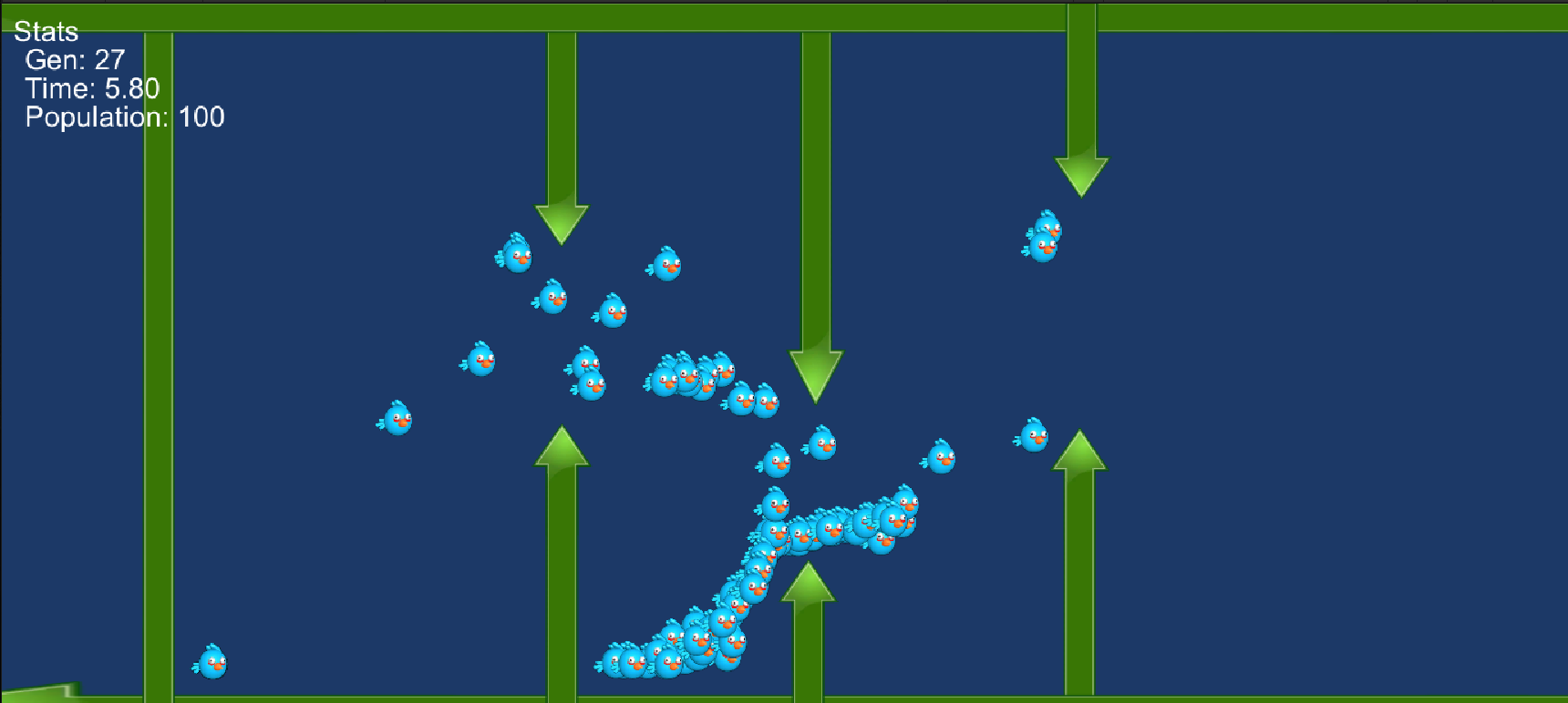 Genetic Flappy Bird by David Tan