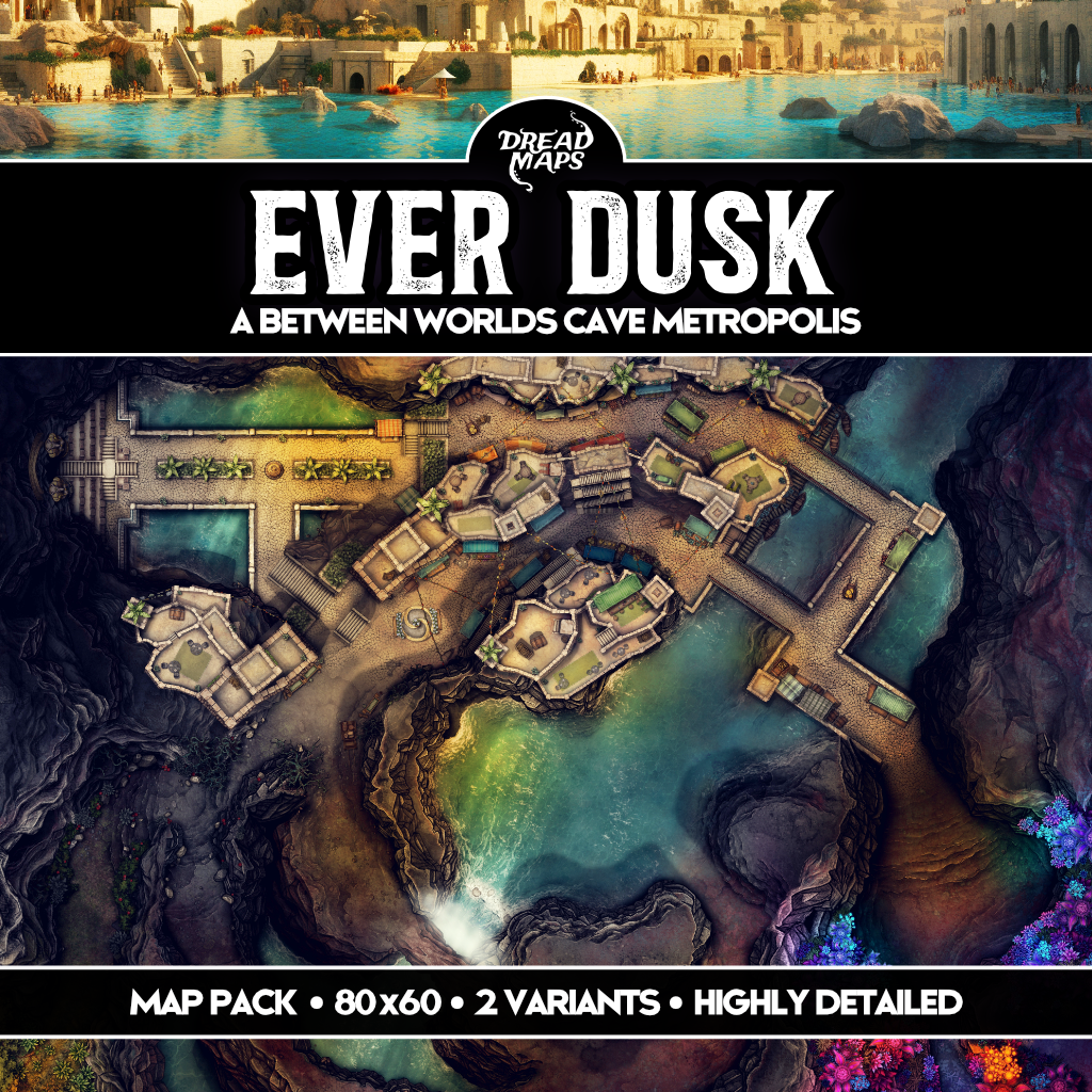 Everdusk TTRPG Battlemap by Dread Maps
