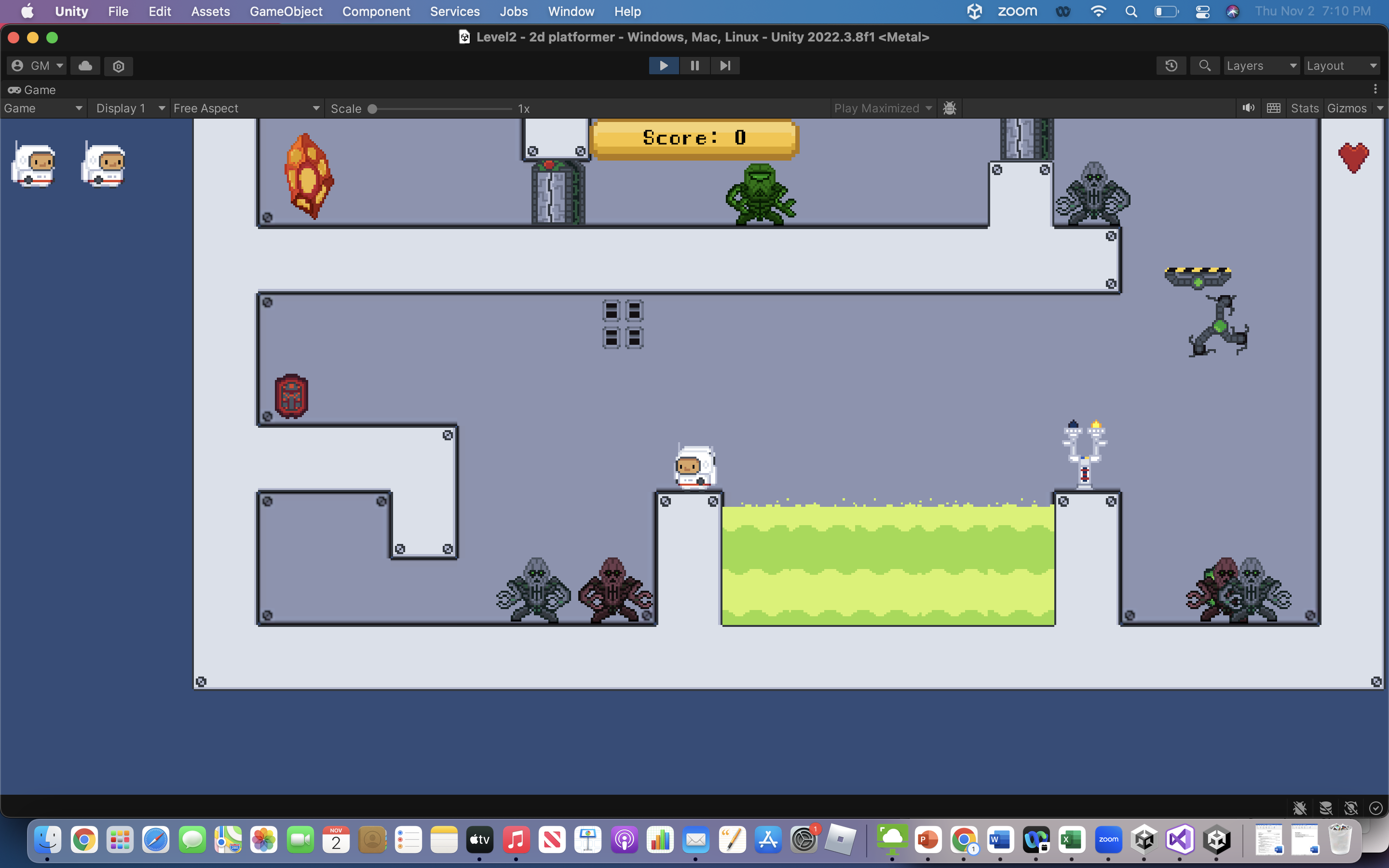 2D Platformer Final by Gavin Mancini