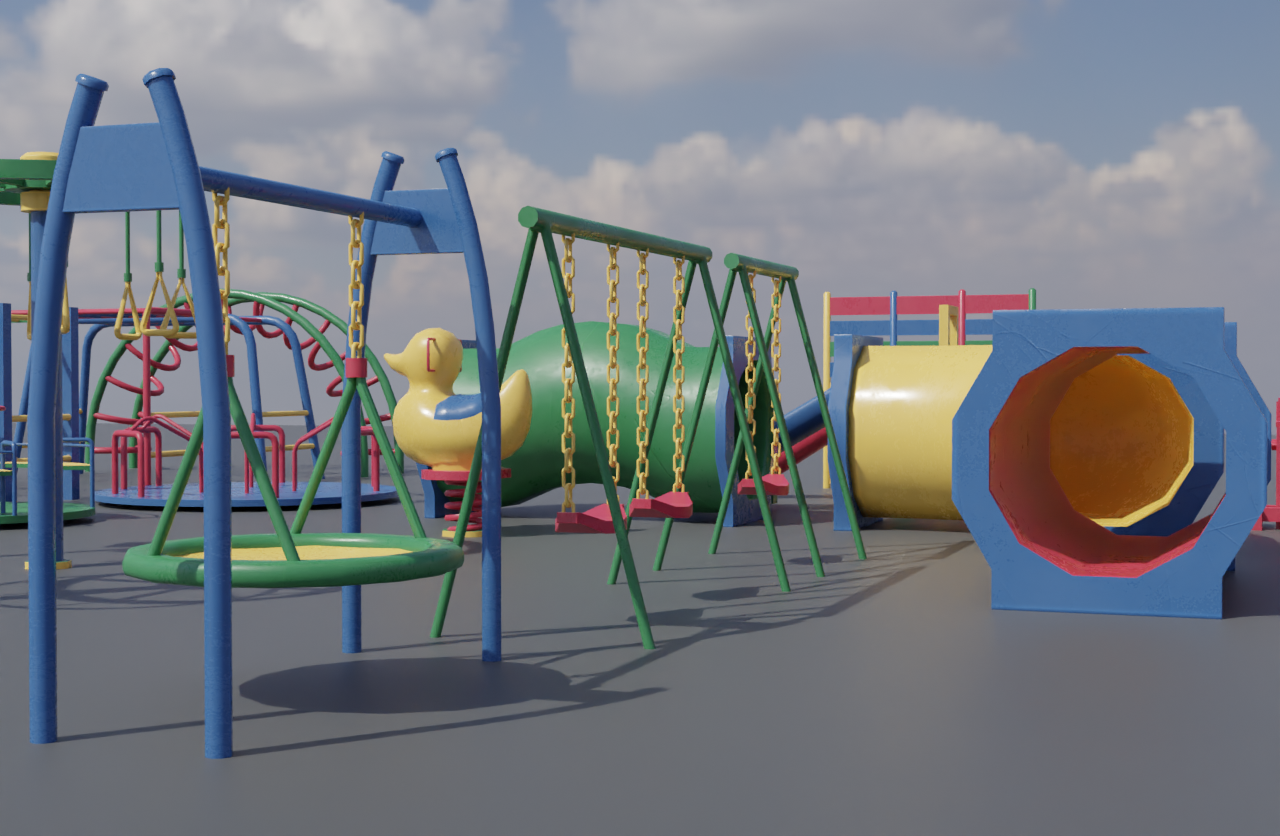 Playground Equipment Asset Pack by loafbrr