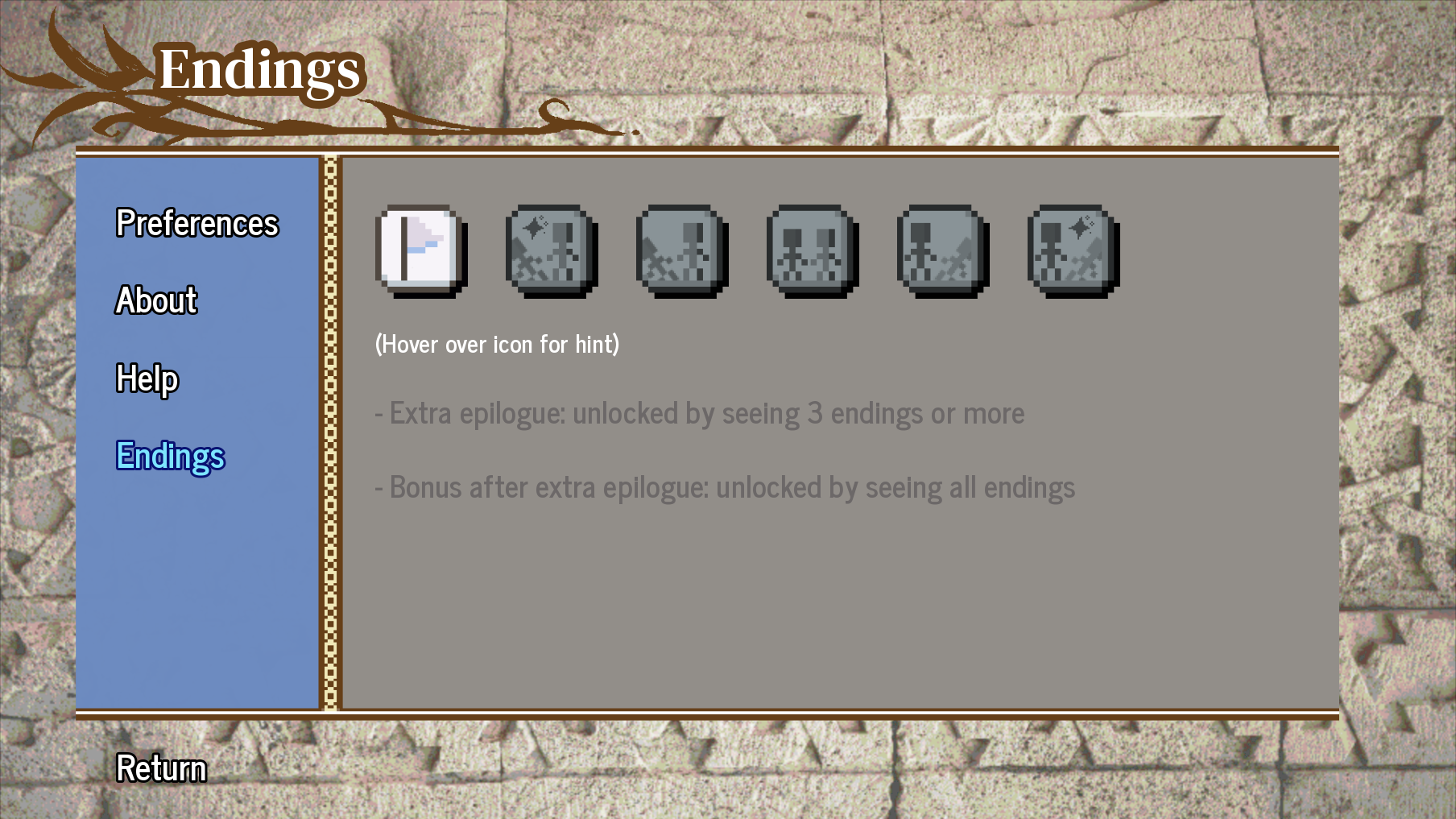 Ren'Py: Achievements/Endings Screen + Tooltips - itch.io