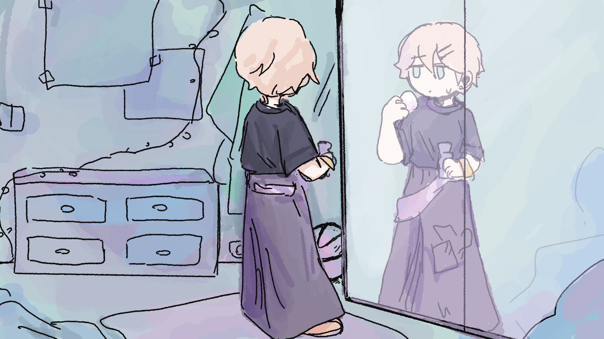 Parallel Mirrors by CosoCode