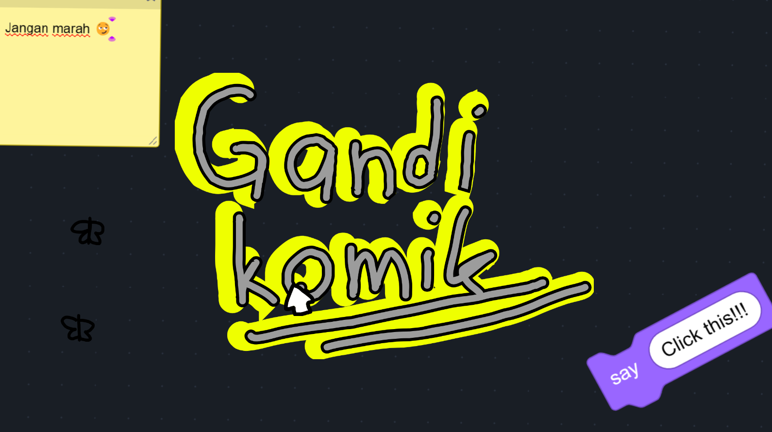 [Gandi IDE]Gandi Komik by fath11 for Scratch Game Jam #9 - itch.io