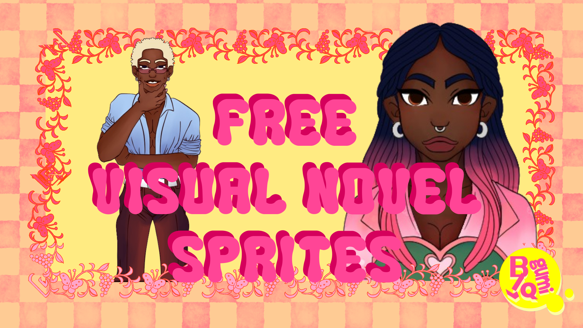 Free Visual Novel Sprite - Couple Pack by Blqgumi