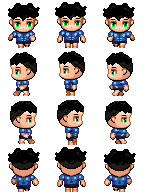 RPG Maker Mv - Beach Boy Sprite sheet by SLYRAIN GAME STUDIO