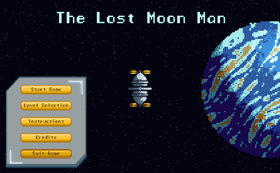 The Lost Moon Man (2D Platformer Completed) by cmcclelland23