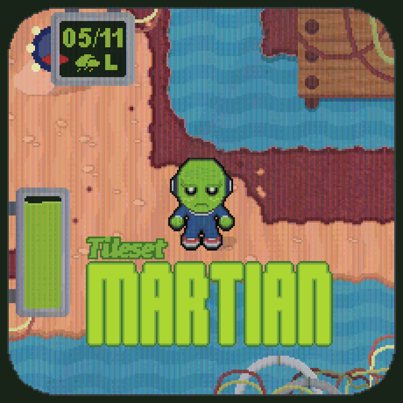 Martian Asset Pack + Walking Cycle by Goomba Perron :)