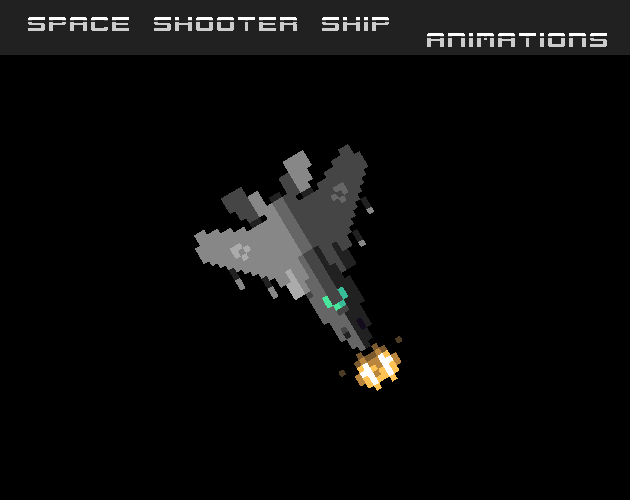 Space Shooter Ship Animations (2) by jillionbits