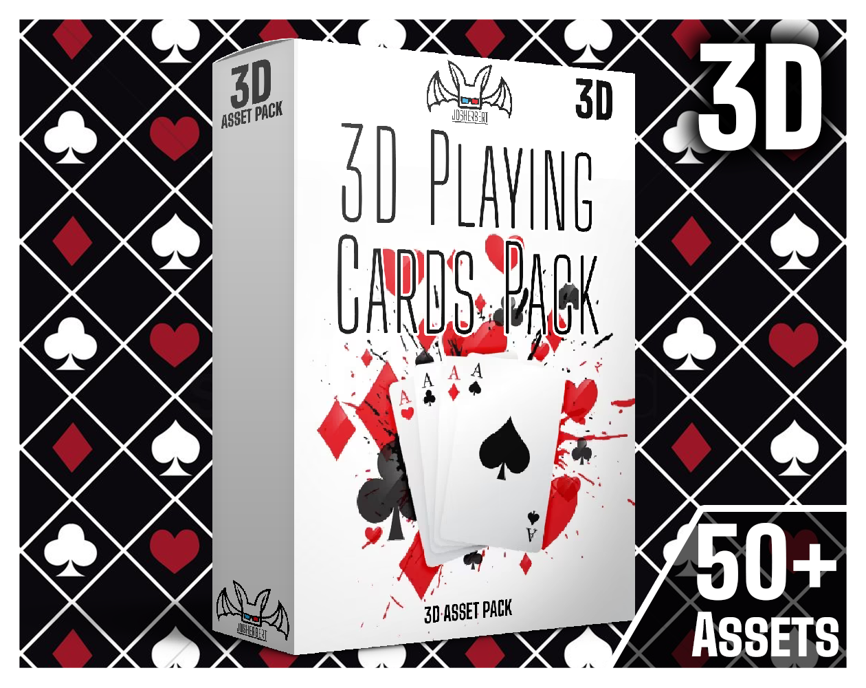 [3D] Playing Cards Asset Pack ♣️♠️♦️♥️ by JDSherbert