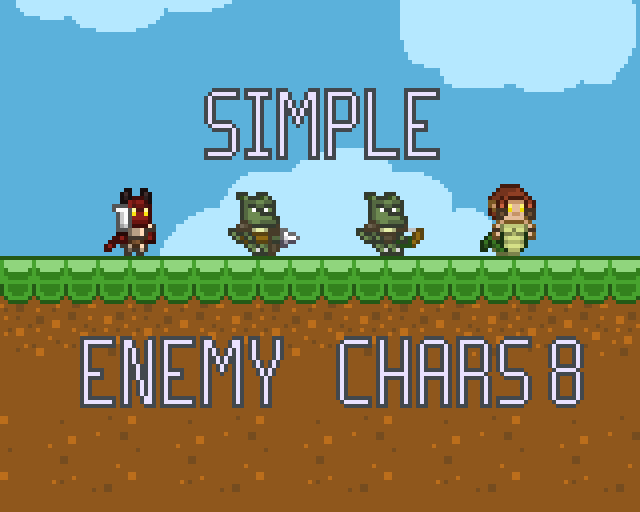 Tiny RPG Enemies 8 by PixelCarvel