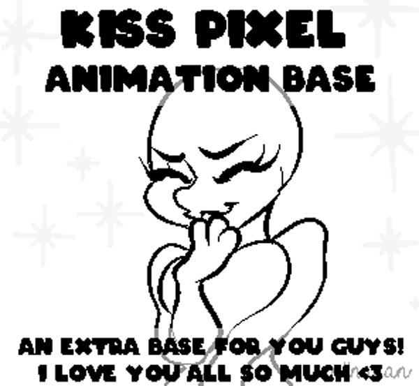 ♥ Pixel Kiss animation BASE ♥ by 𝓝𝓲𝓲𝓷𝓪