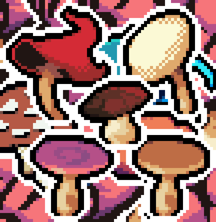 Mushroom icons by Morastico