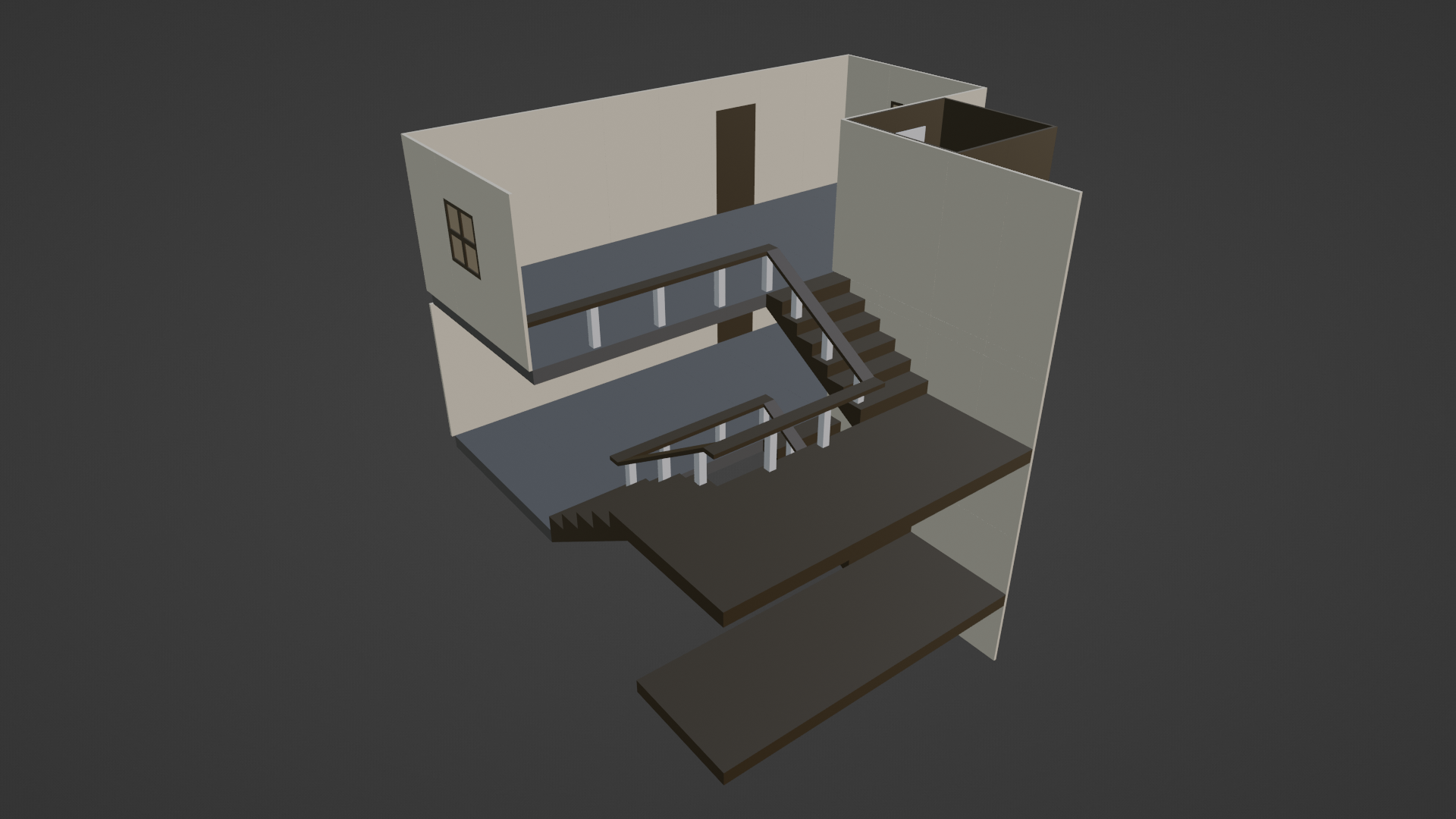 Low-Poly Hallway by shacryt