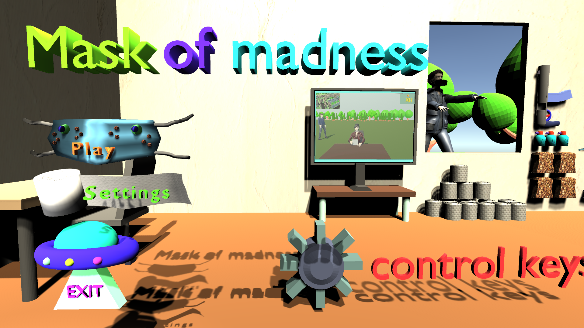 Mask of madness by AndryLuaPython