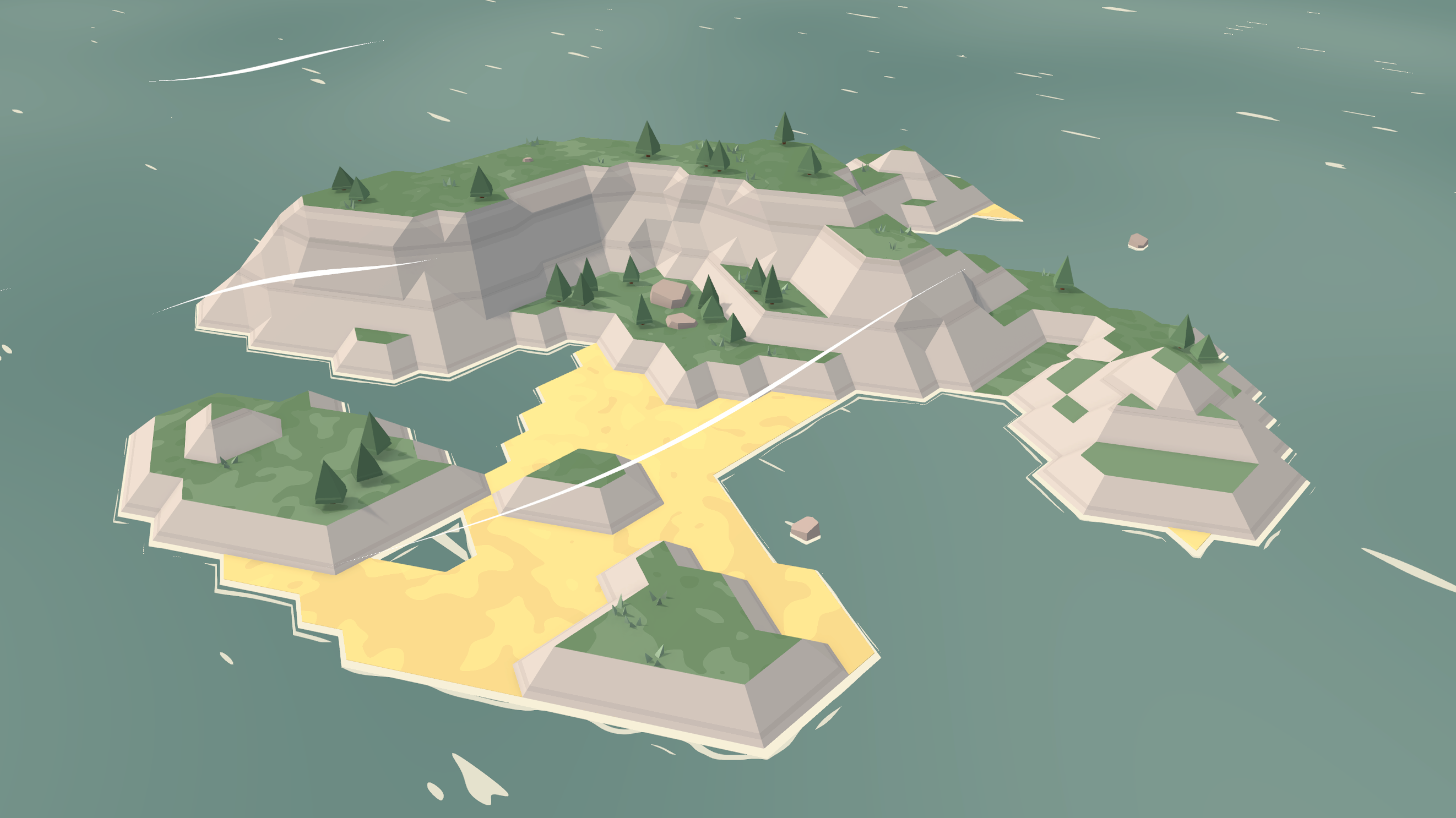 Godot - Low Poly Island / Terrain Generator by em-games-dev