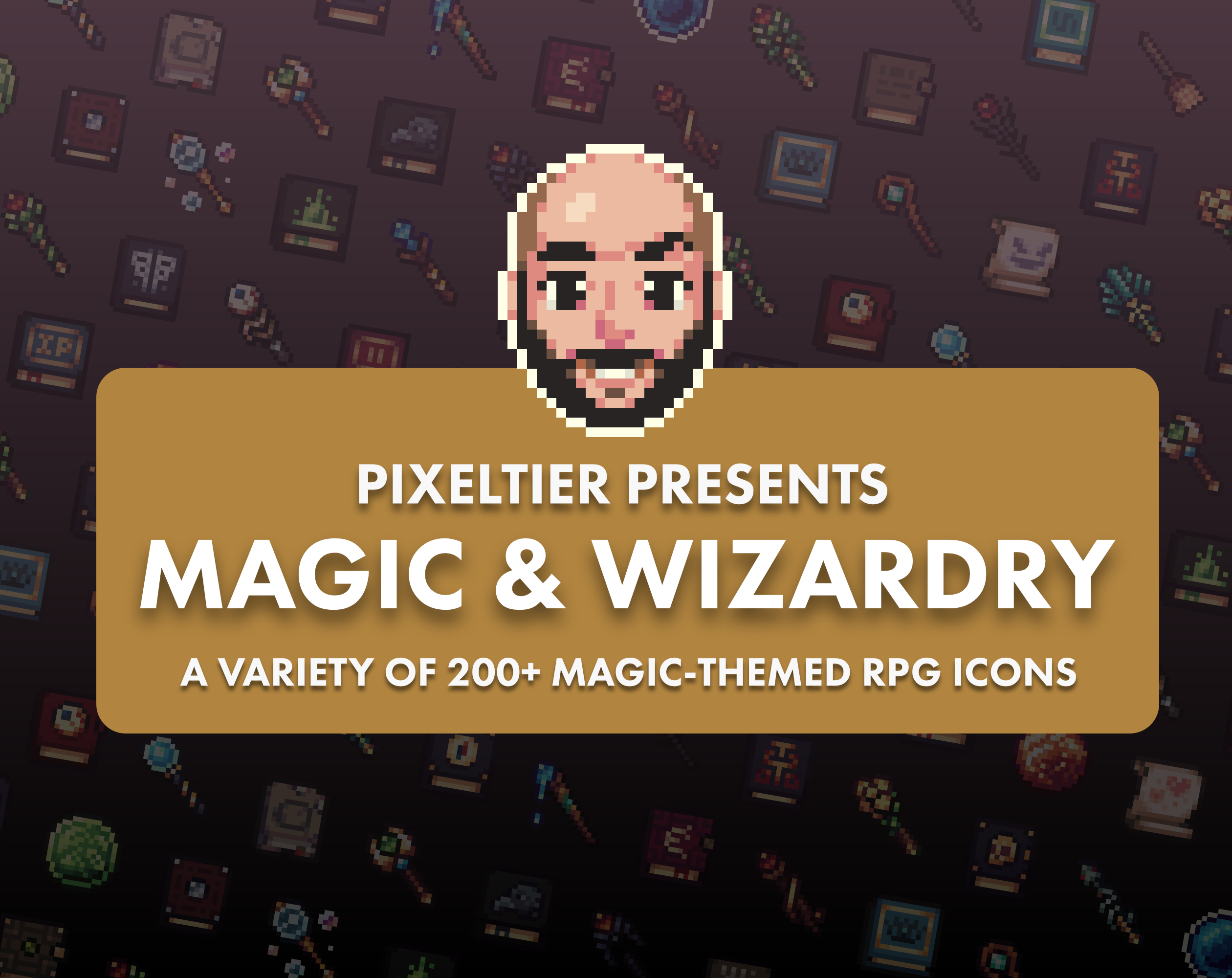 Magic & Wizardry - Icon Pack [Pixel Art, 16x16] by pixeltier