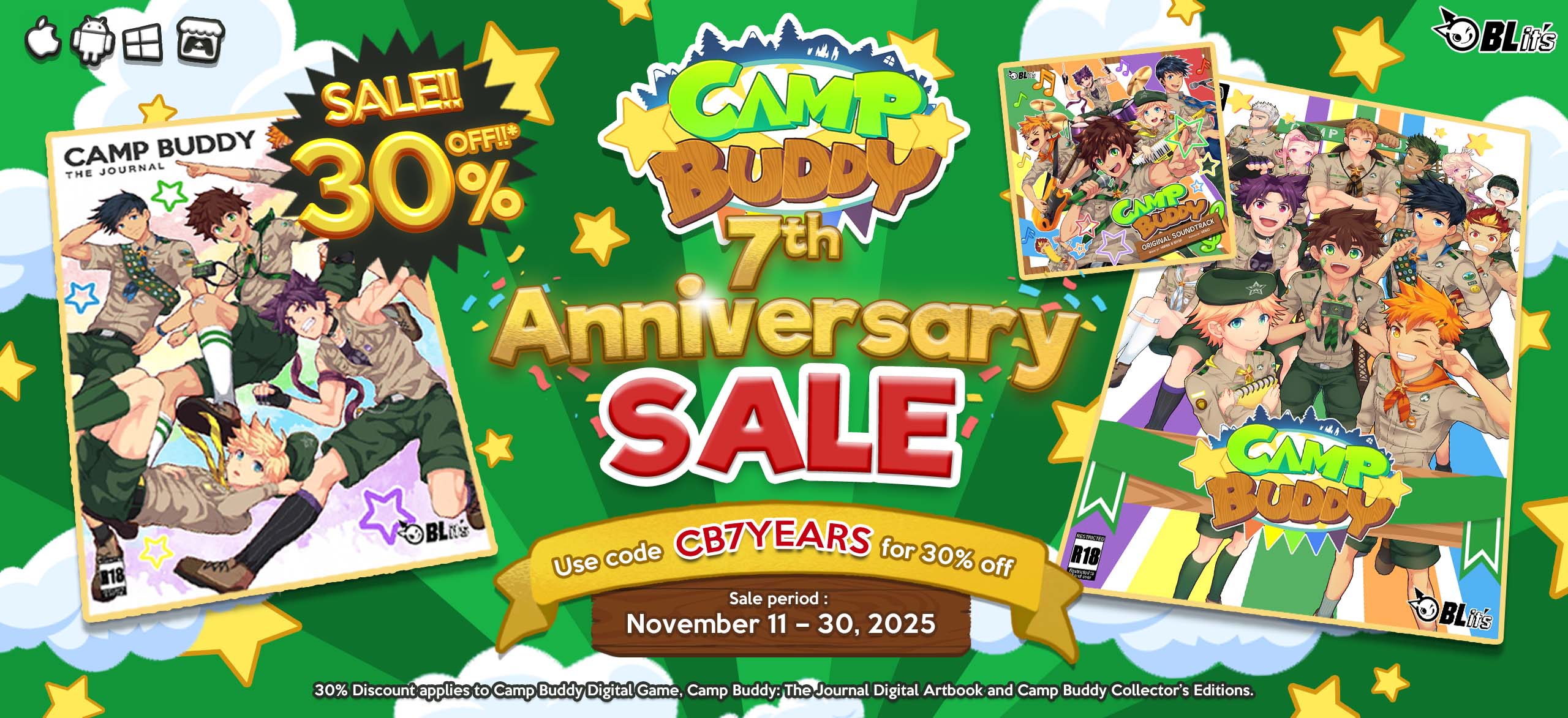 Camp Buddy Seventh Anniversary! - Camp Buddy by BLits Games