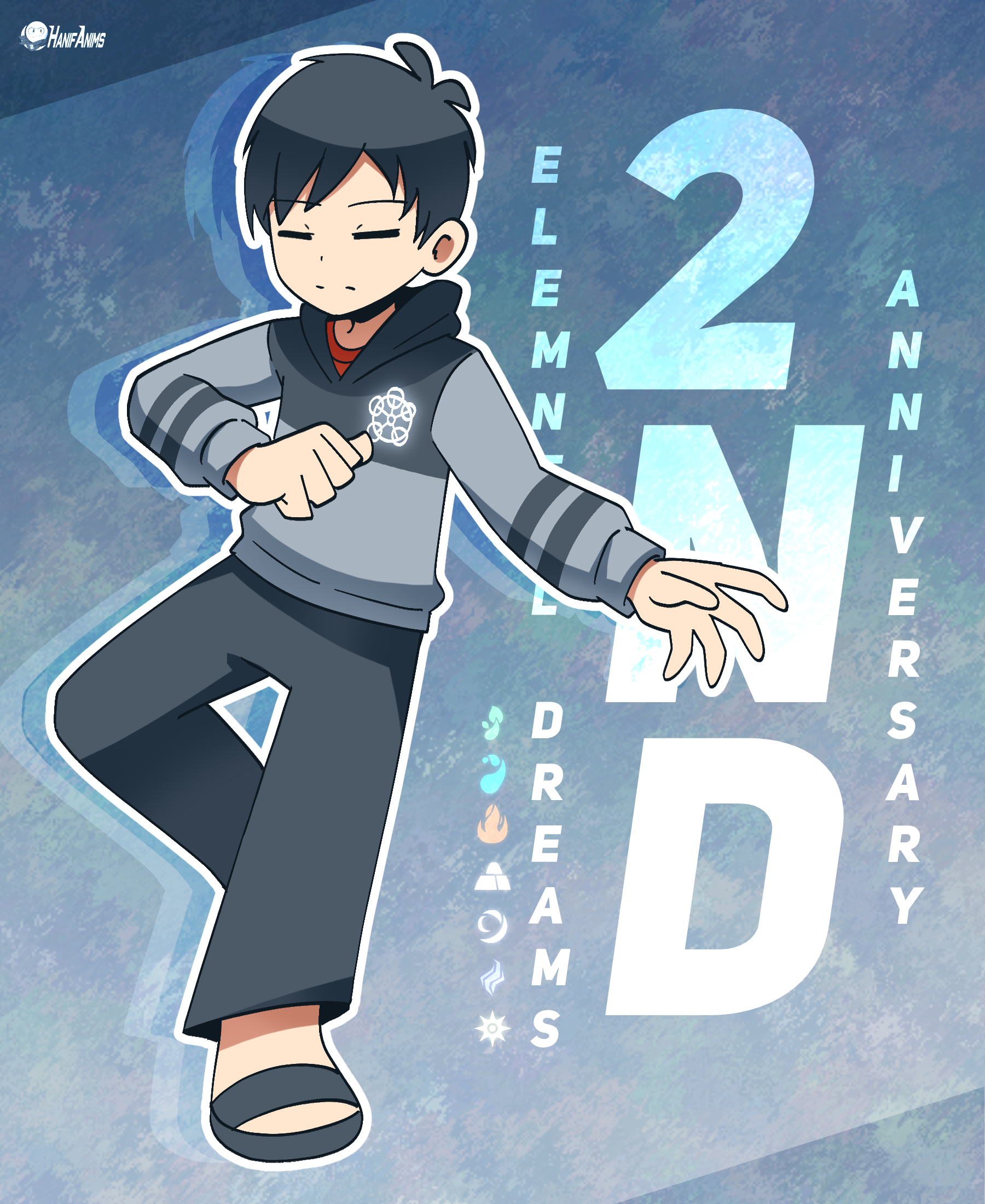 Elemental Dreams 2nd Anniversary! - Elemental Dreams by HanifAnims