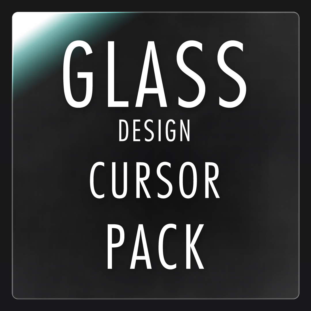 Glass Design Cursor Pack [Free] by Abstergo Design