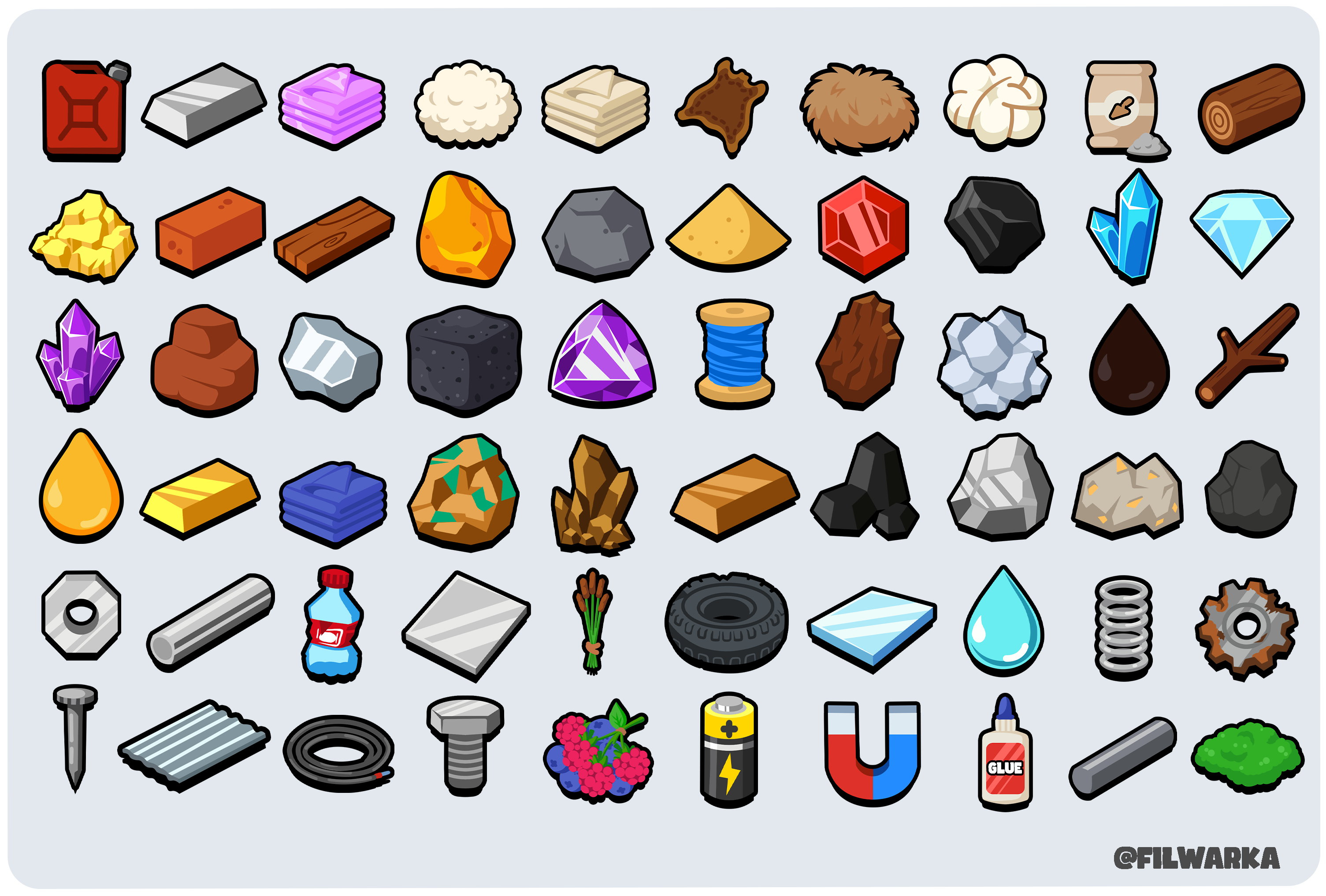 20 New Icons Resources ! - 2D Roblox Resources Icons Asset by Filwarka
