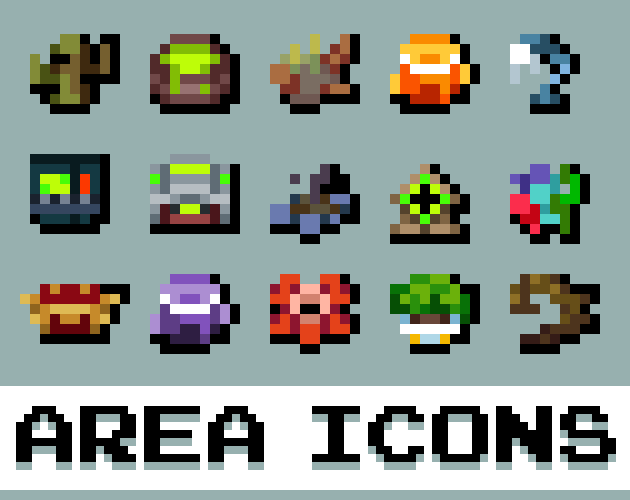 Area Icons by wigglercola