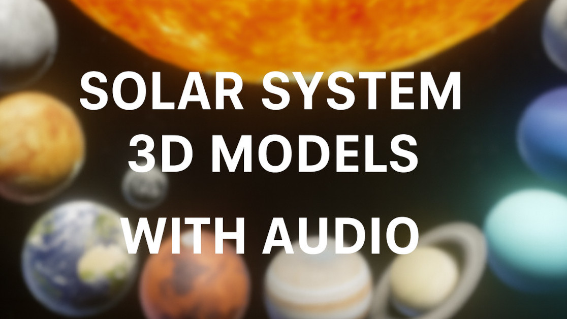 Solar System 3D Models for Blender, Cinema 4D, Unity & Unreal (With 25 ...