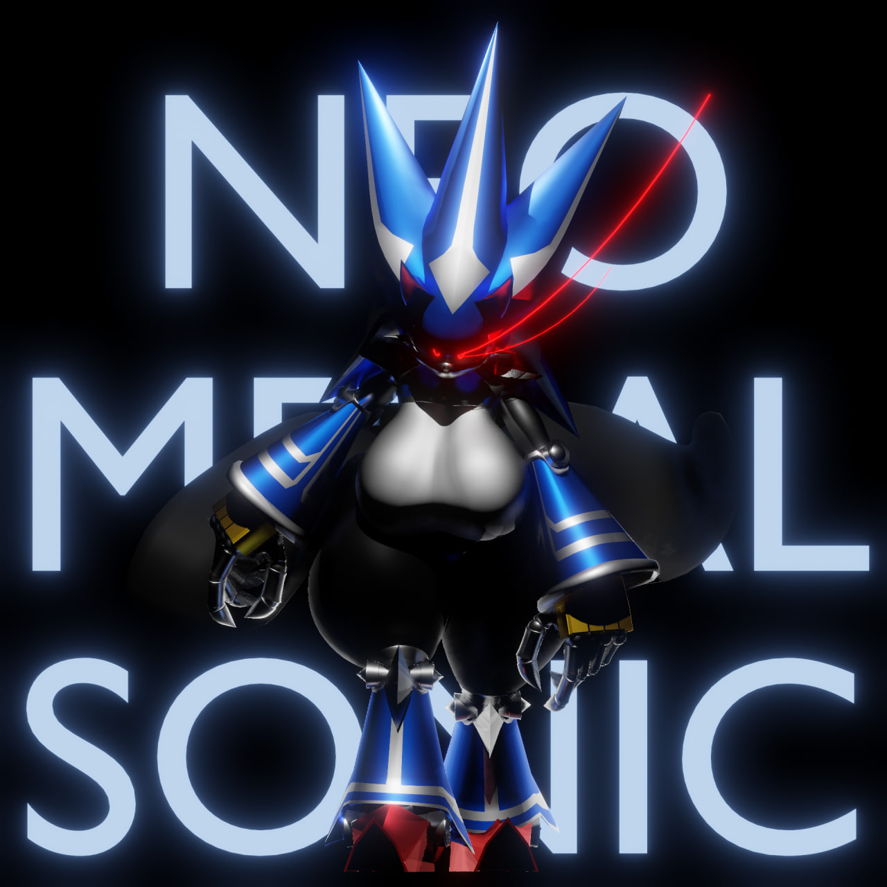Neo Metal Sonic (VrChat) by LusterBlaze