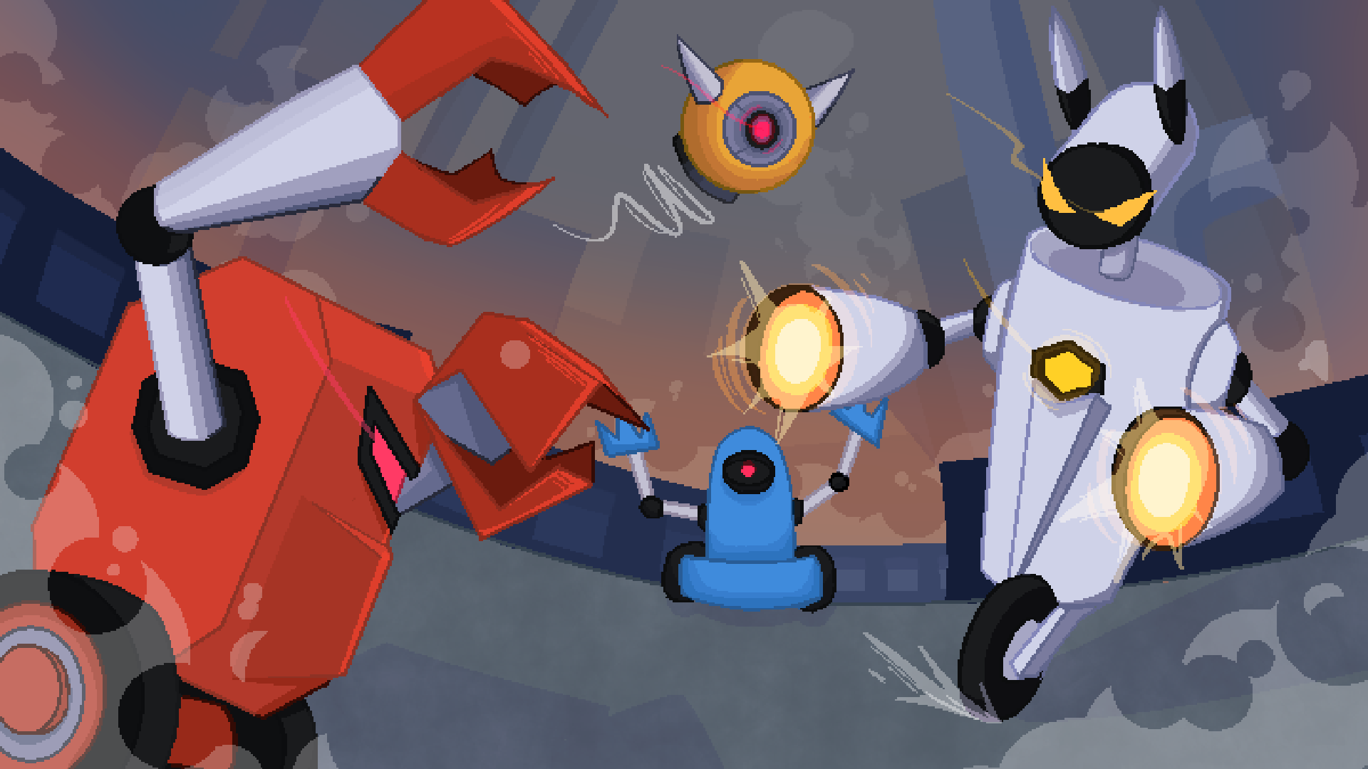 Robot Factory by Anson Leung, Soap, Quagg, KaiIC, zulpikar628