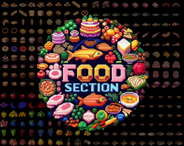 RPG Fantasy Pixel Art Food & Ingredients Pack – 9,480+ Cooking ...